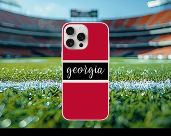 Georgia State University iPhone 7/8 7/8 Plus, iPhone X Case White/black ...