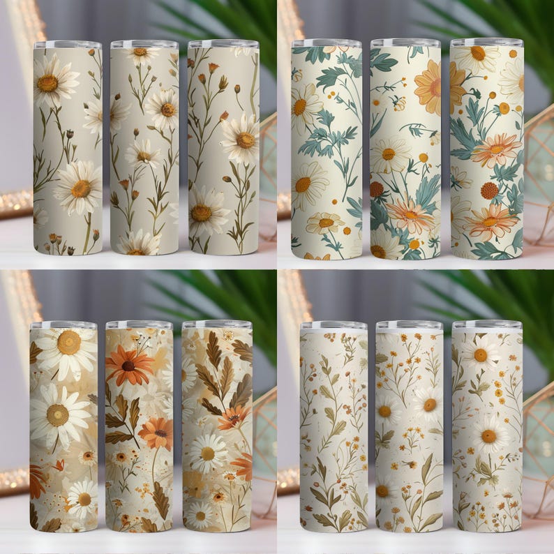 Vintage Wildflower Seamless Pattern Floral Printable Digital Download ...