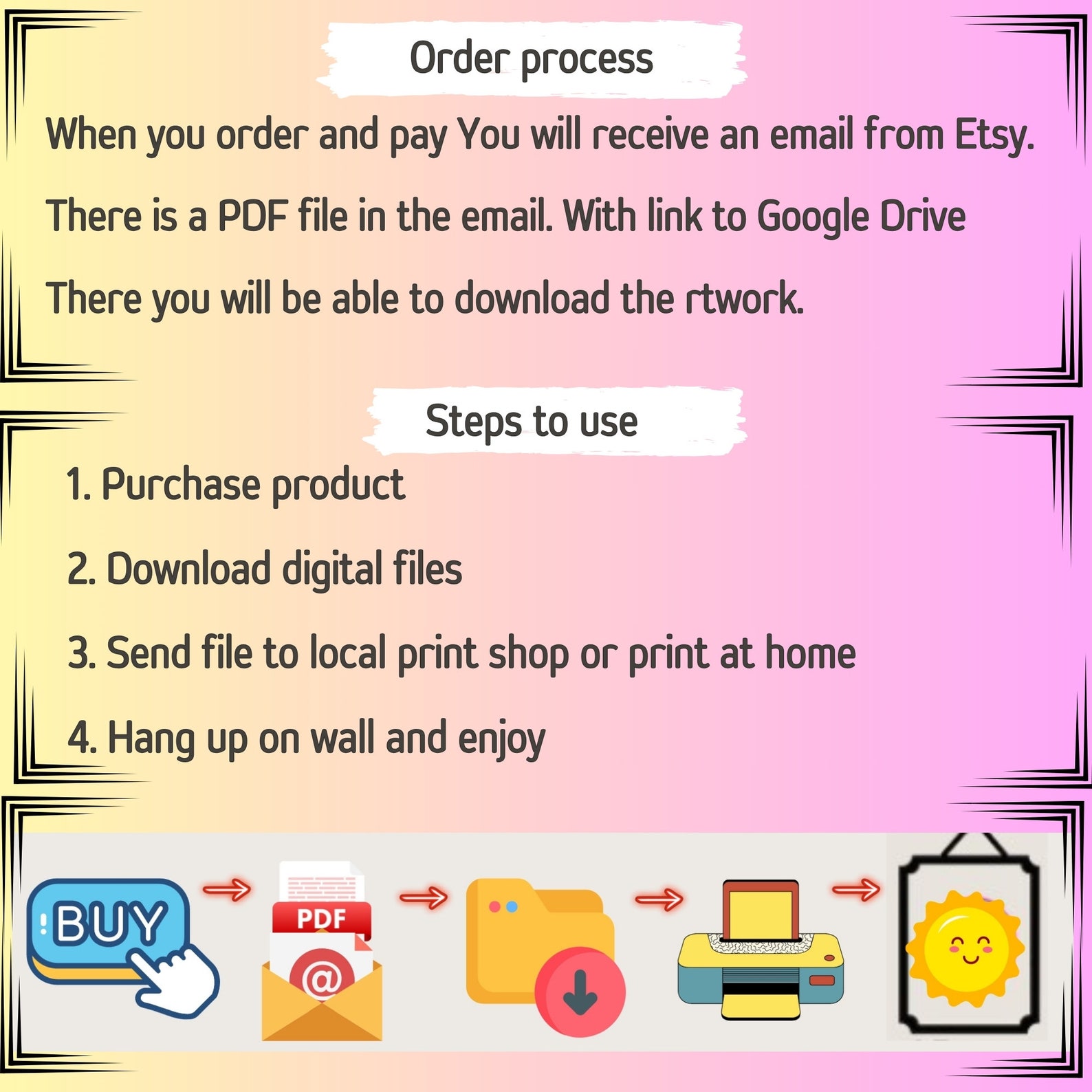 Seamless Nature Landscape Patterns Digital Download Printable Paper ...