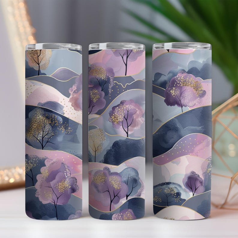 Seamless Nature Landscape Patterns Digital Download Printable Paper ...