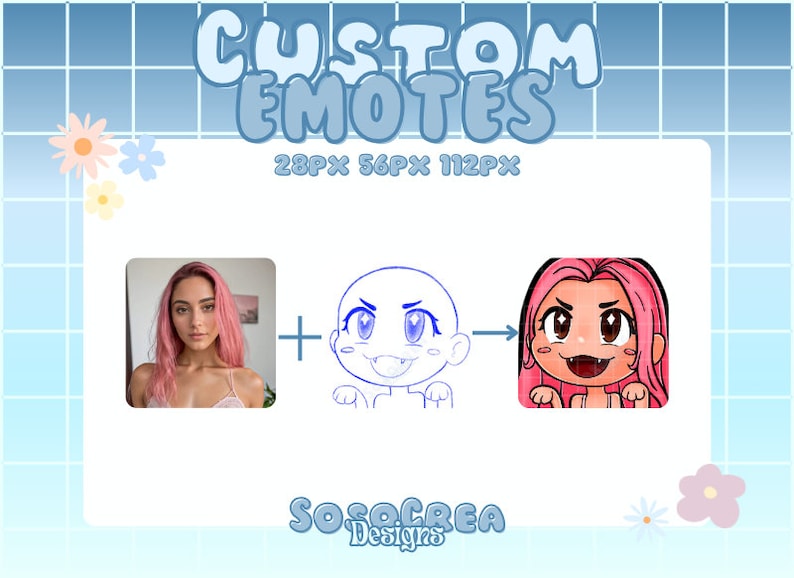 Custom Twitch Emotes Twitch Emoticons Custom Emoticons for Streaming - Etsy