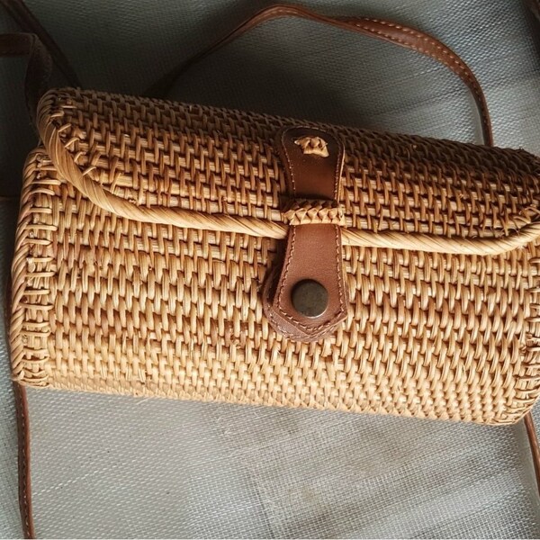 Sac en rotin - Etsy France