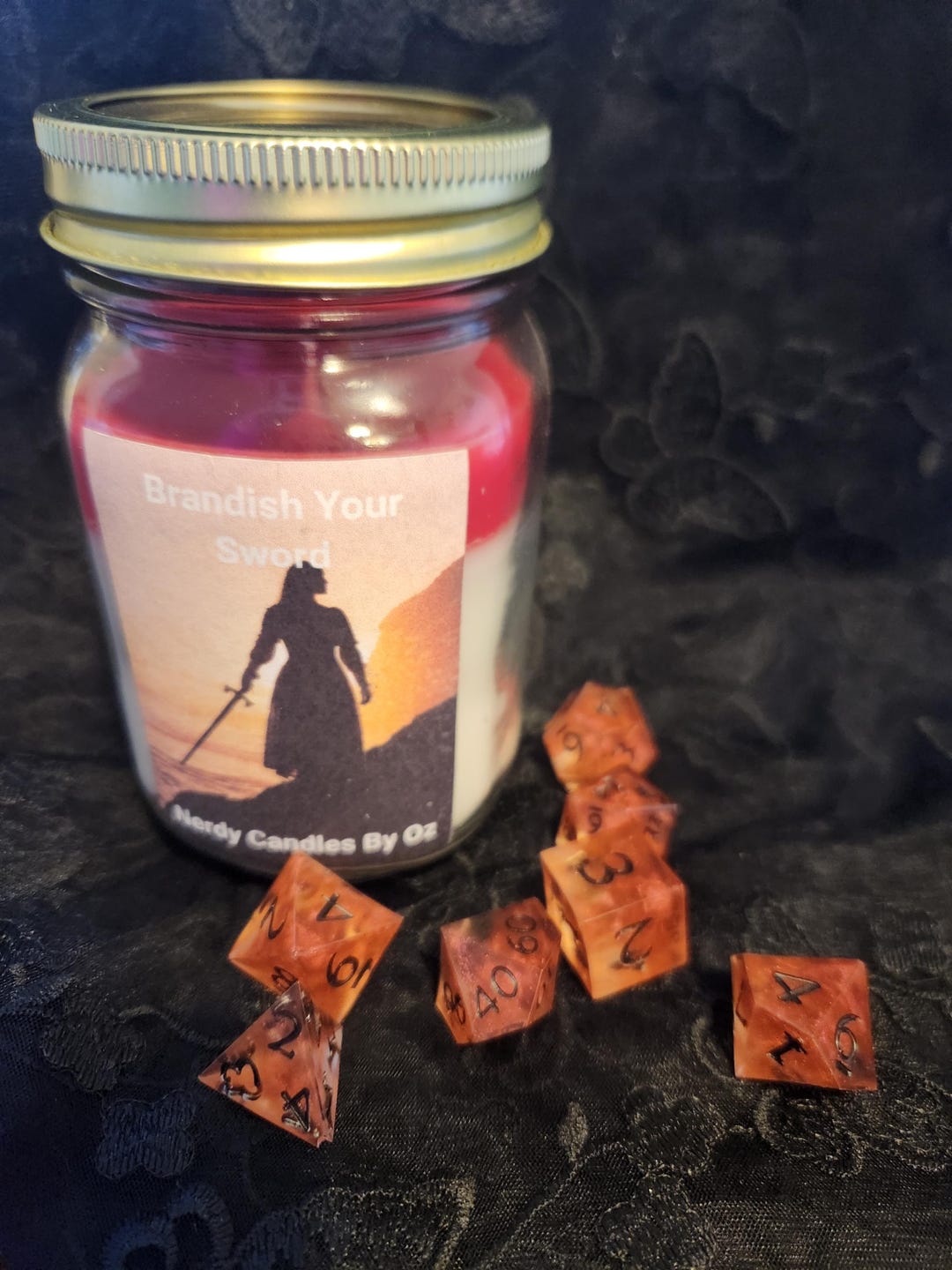 Brandish Your Sword Candle - Etsy