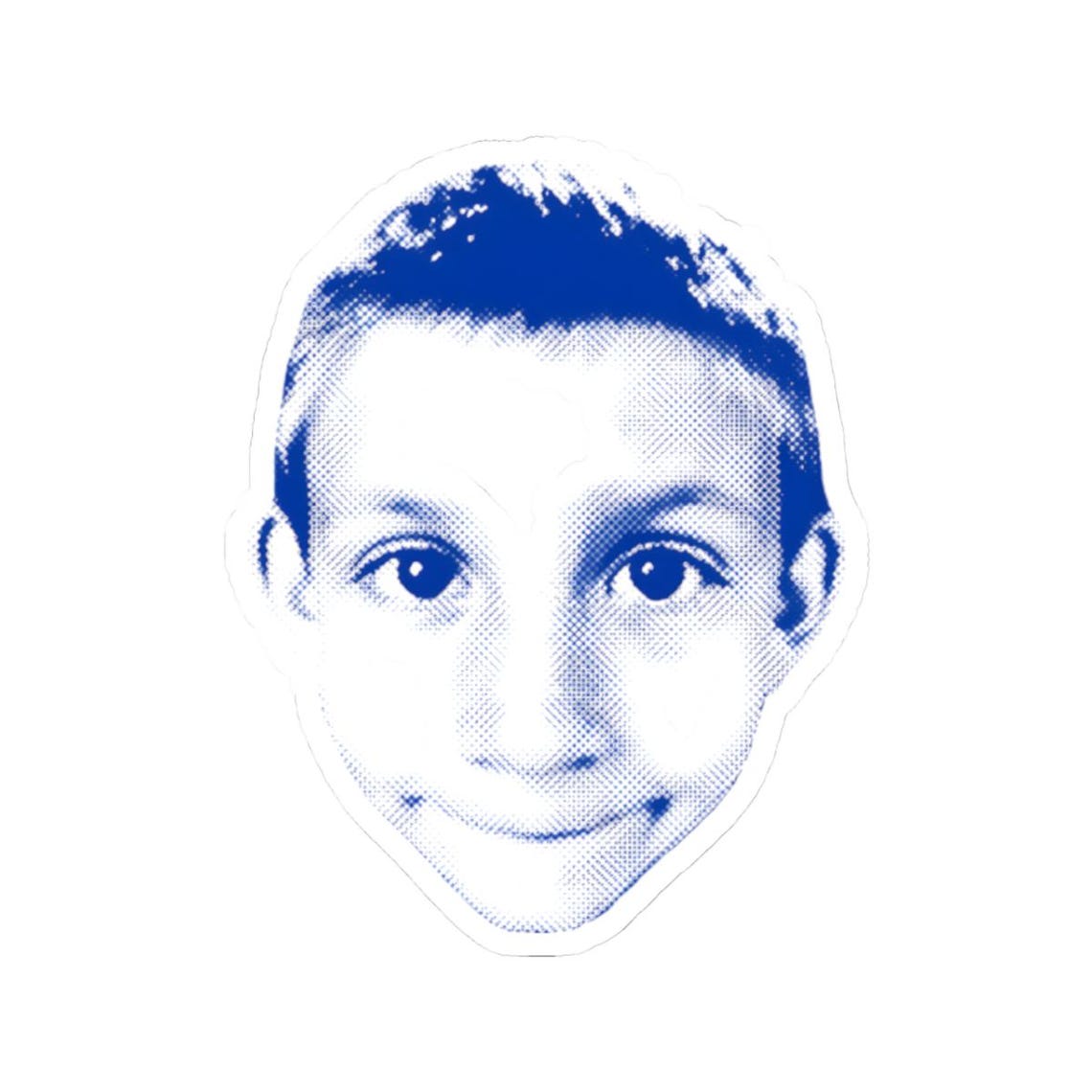 Dewey Sticker - Malcolm in the Middle Design - Dewey Face Sticker, Funny TV Show Decal - Etsy