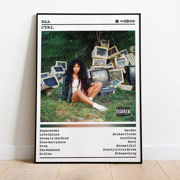 Sza Ctrl Album Poster - Etsy