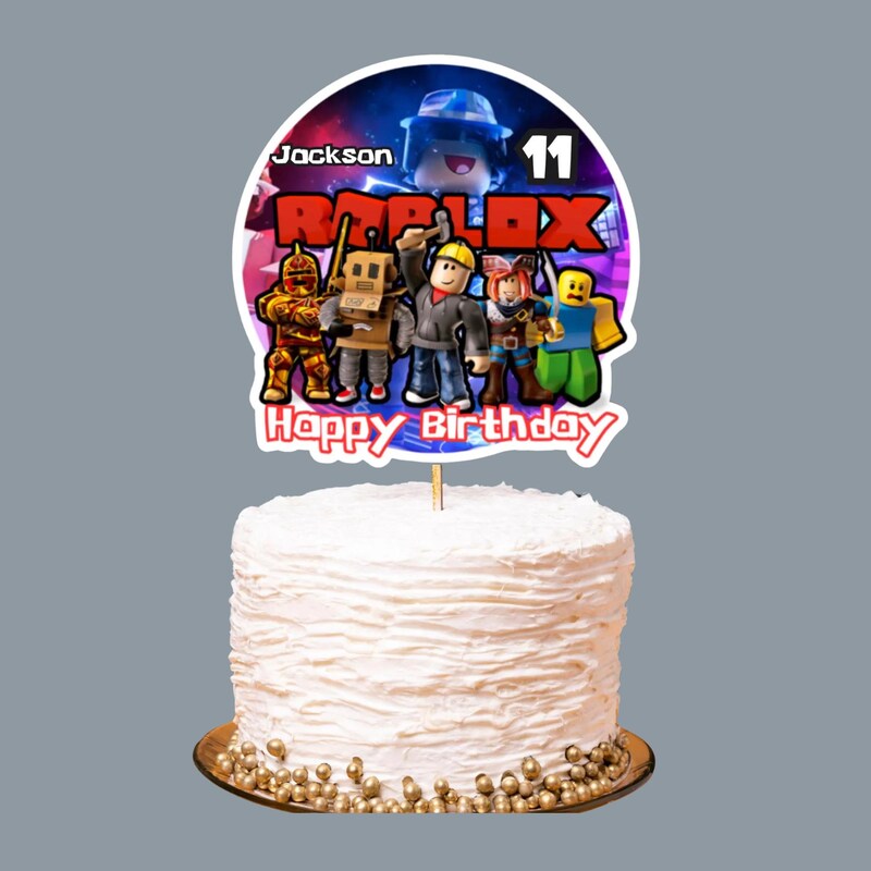 Roblox Cake Topper - Etsy