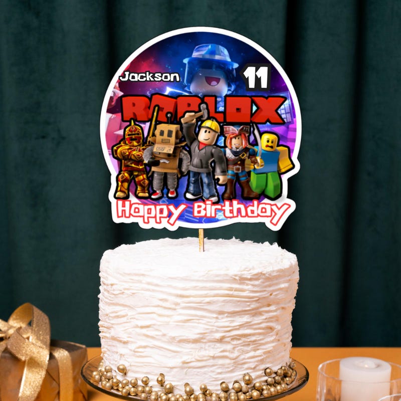 Roblox Cake Topper - Etsy