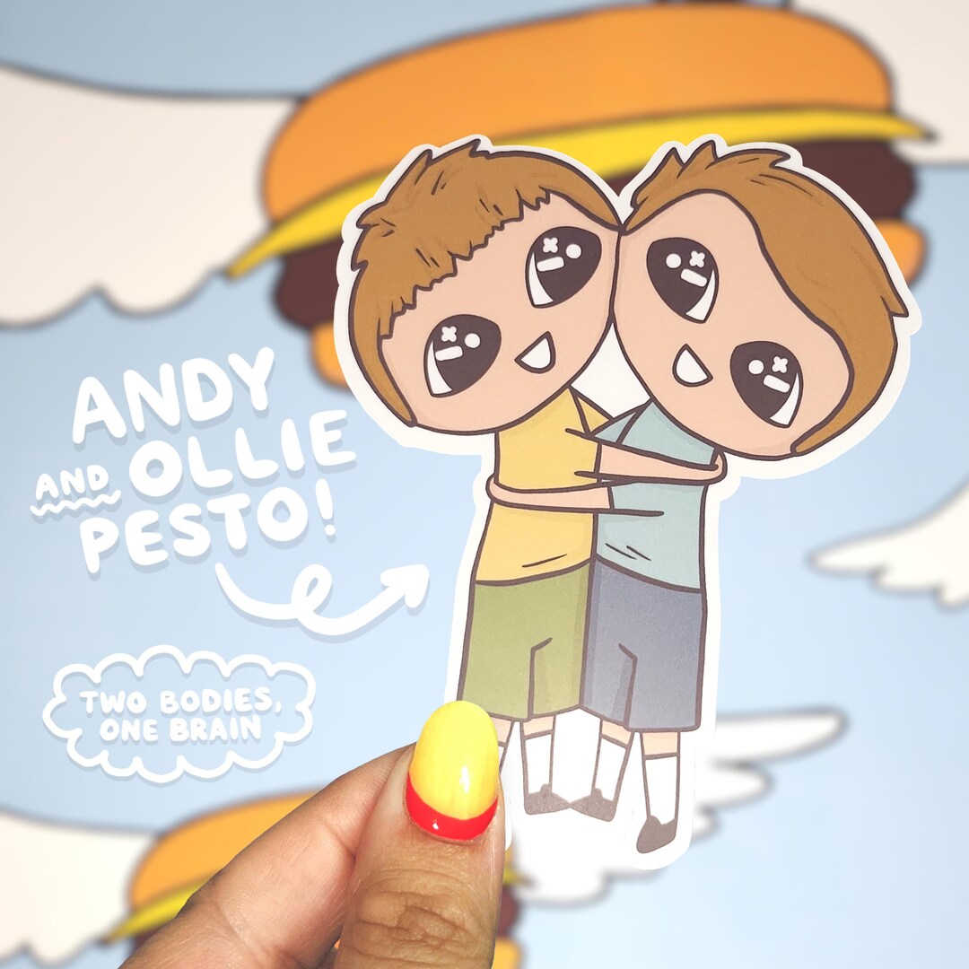 Andy and Ollie Pesto || Vinyl Sticker - Etsy