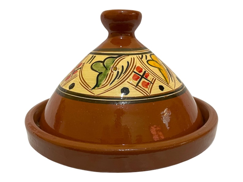 Handmade Moroccan Clay Tagine Pot 30cm Terracotta Tajine for Cooking ...
