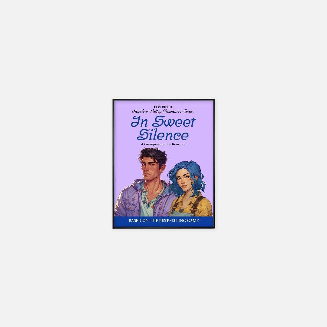 Stardew Valley Faux Romance Book Cover, Shane & Emily, Poster - 11" X ...