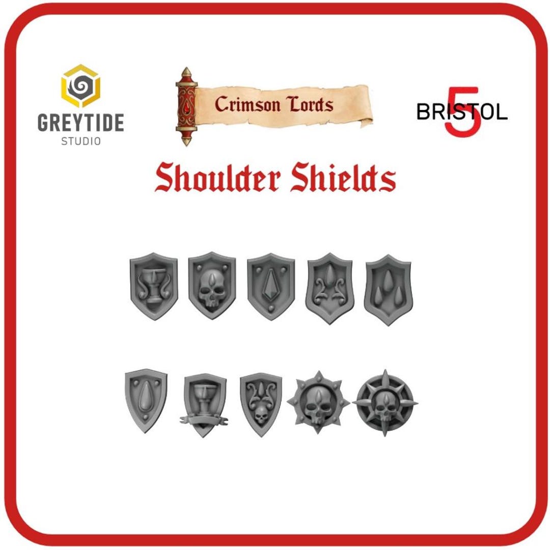 Shoulder Shields Crimson Lords - Etsy