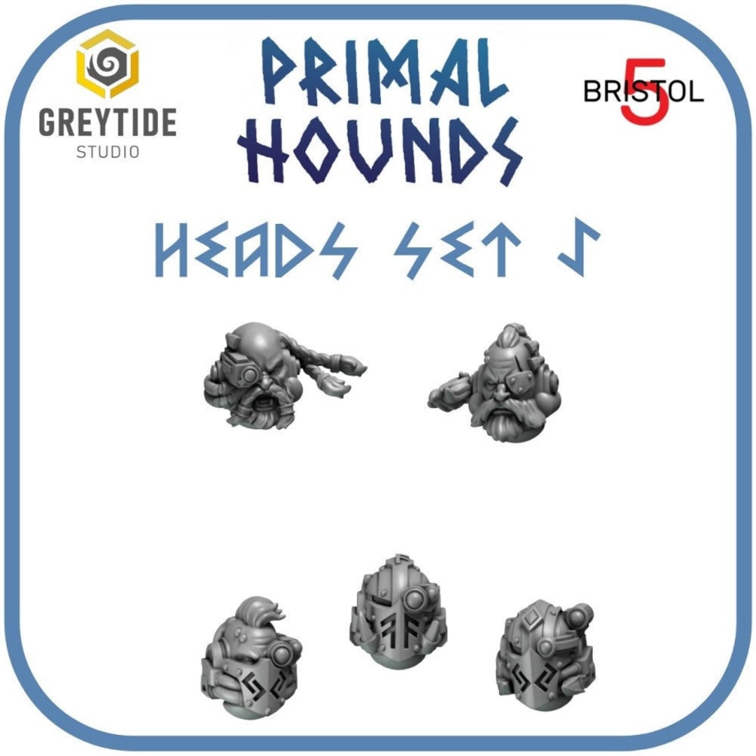 Head Set 5 - Primal Hounds - Etsy