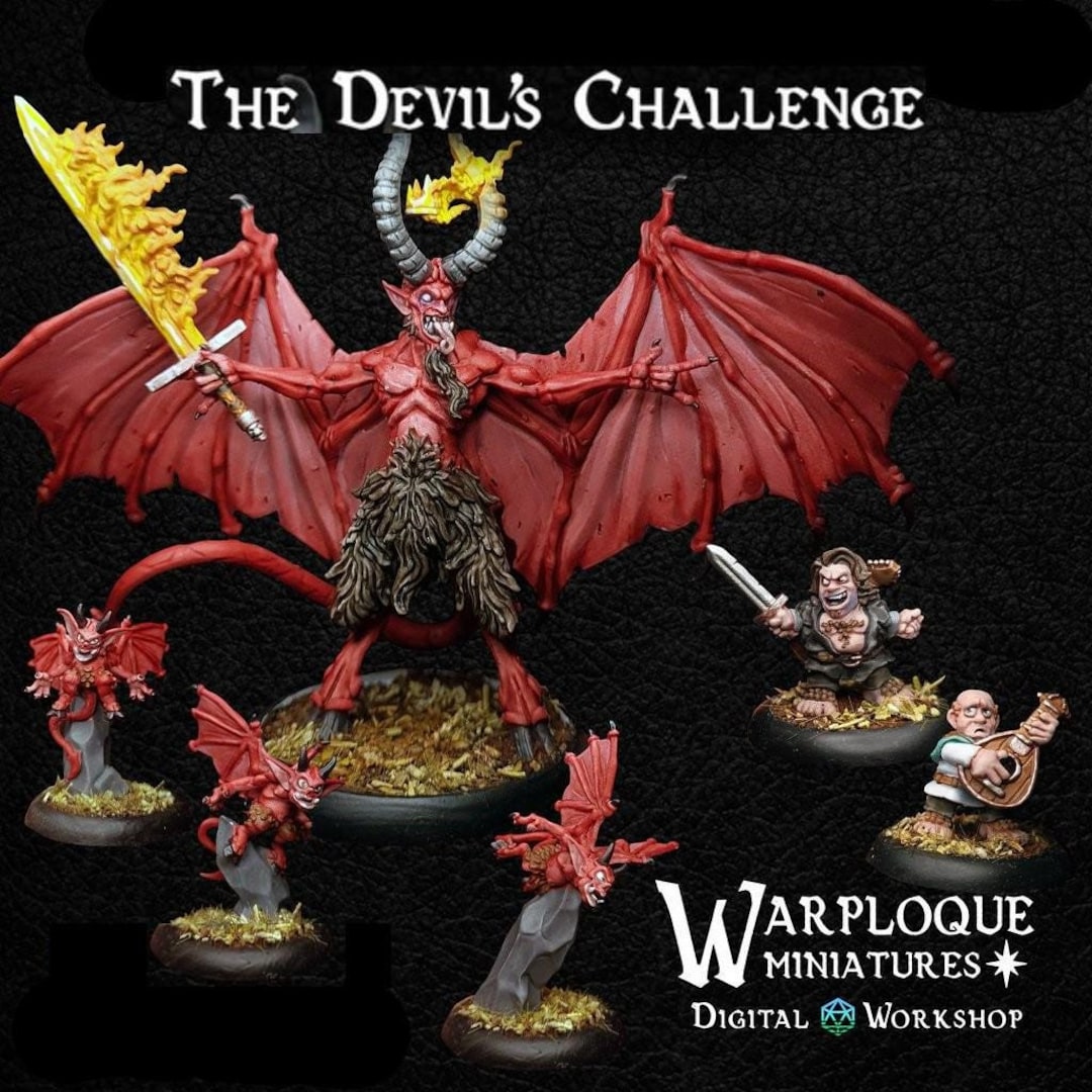 The Devil's Challenge Warp Miniatures - Etsy