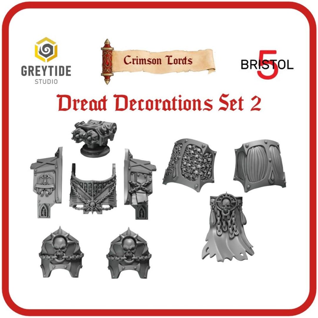 Dread Decorations Set 2 - Crimson Lords - Etsy