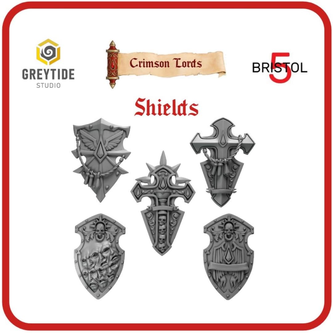 Shields - Crimson Lords - Etsy UK