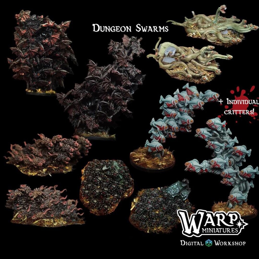 Dungeon Swarms Warp Miniatures - Etsy