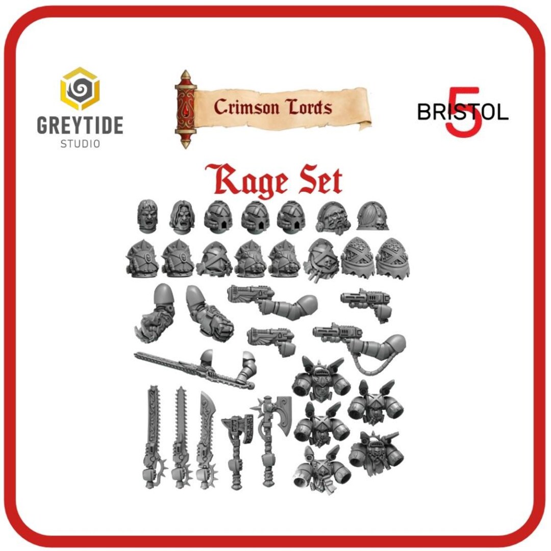 Rage Set - Crimson Lords - Etsy