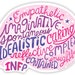 INFP Sticker - Introvert Sticker - Myers Briggs Sticker - Introvert ...