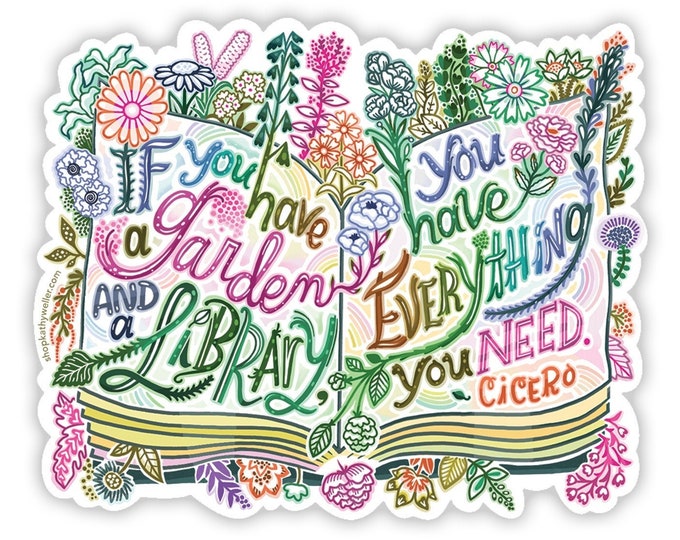 Garden Library Cicero Quote a Personalised and Enhanced, High Quality ...