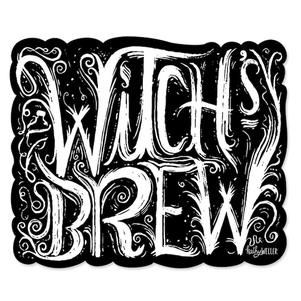 Witches Brew Stickers - Etsy