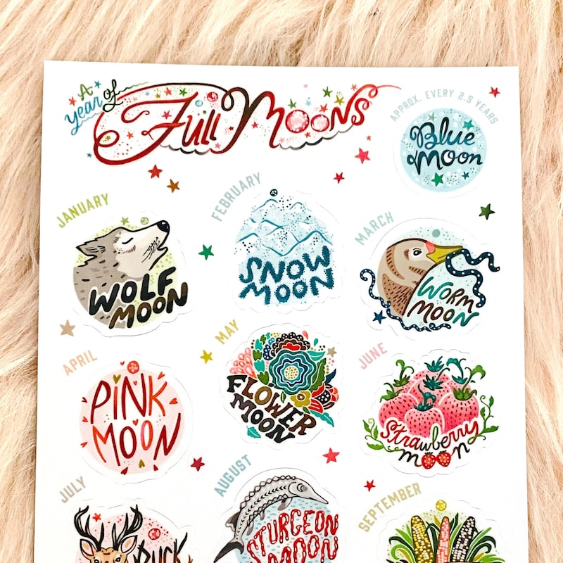Moon Planner - Etsy
