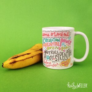 Fitness Gift, Exercise Coffee Mug, Reasons to Work Out Mug, Fitness Mug ...