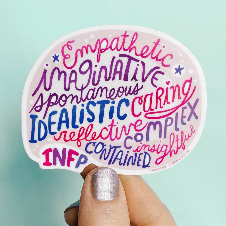 INFP Sticker Introvert Sticker Myers Briggs Sticker - Etsy