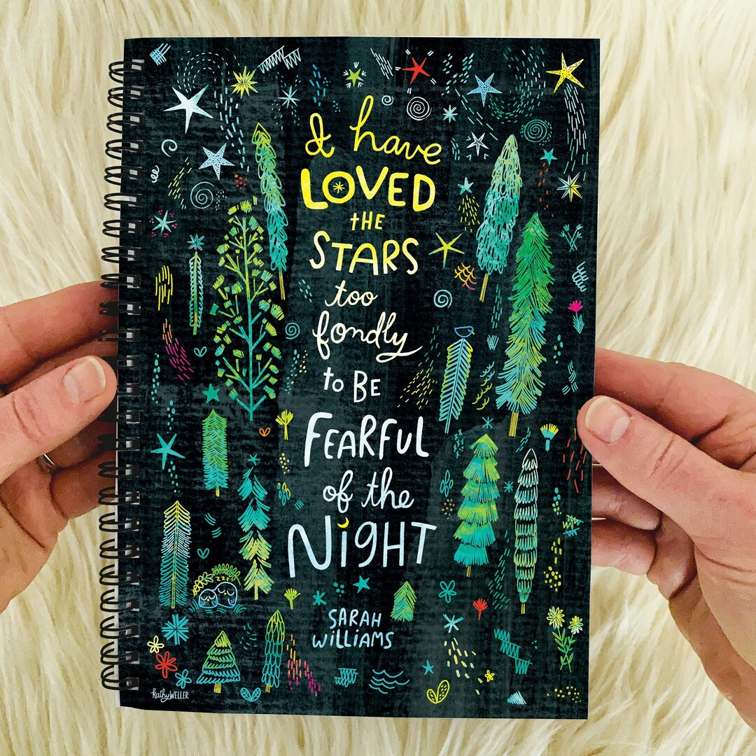 Stars Fondly Notebook: Sarah Williams Quote, Bookish Adventure Journal ...