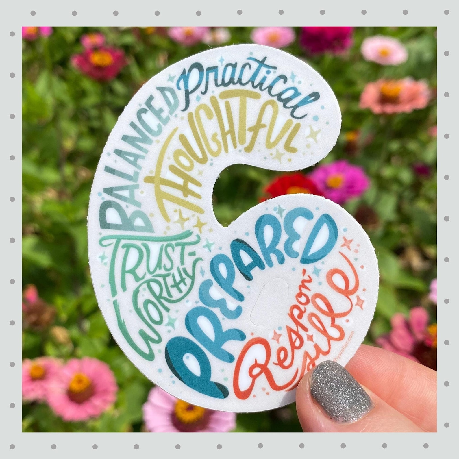 Enneagram 6 the Loyalist Personality Traits Hand Lettering Type Six ...