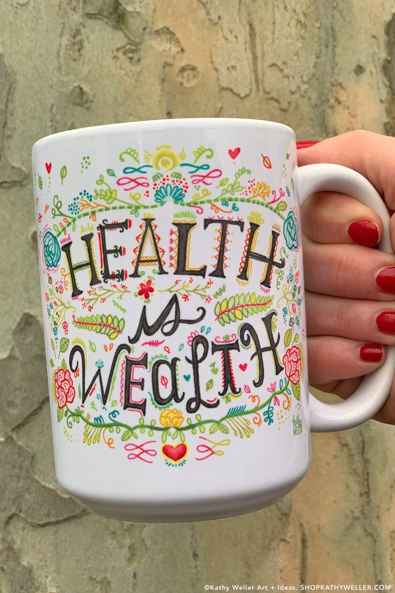 Health Mug Motivational Mug Gym Mug Yoga Mug Weight Loss Gift | Etsy