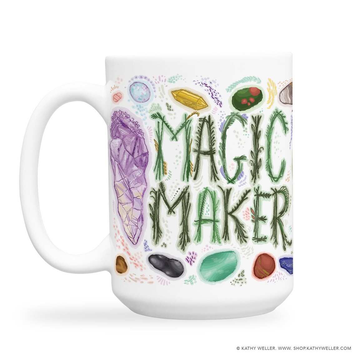 Magic Maker Mug Wiccan Mug Smudge Stick Mug Crystal Healing - Etsy