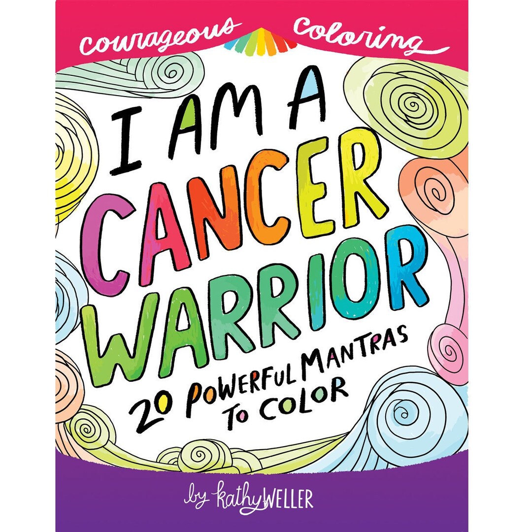 Cancer Coloring Book Cancer Support Gift Radiation Treatment ...