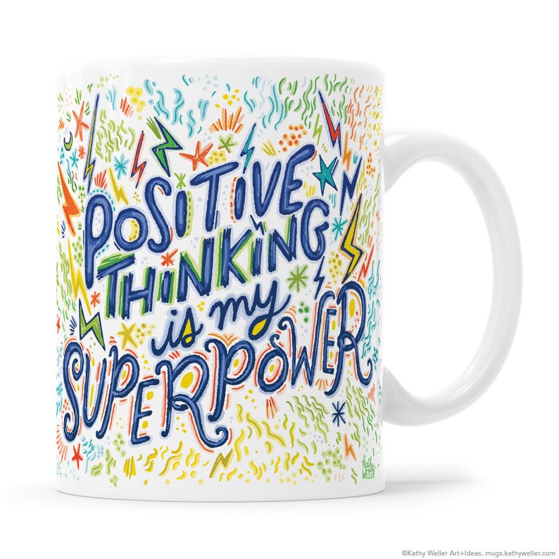Inspirational Mug, Positive Mug, Self Care Gift, Positive Vibes Mug ...