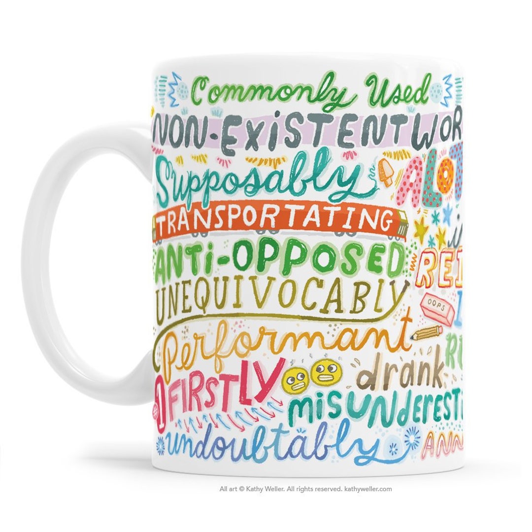 Grammar Police Mug Funny Grammar Mug Funny Coffee Mug Writer Mug ...