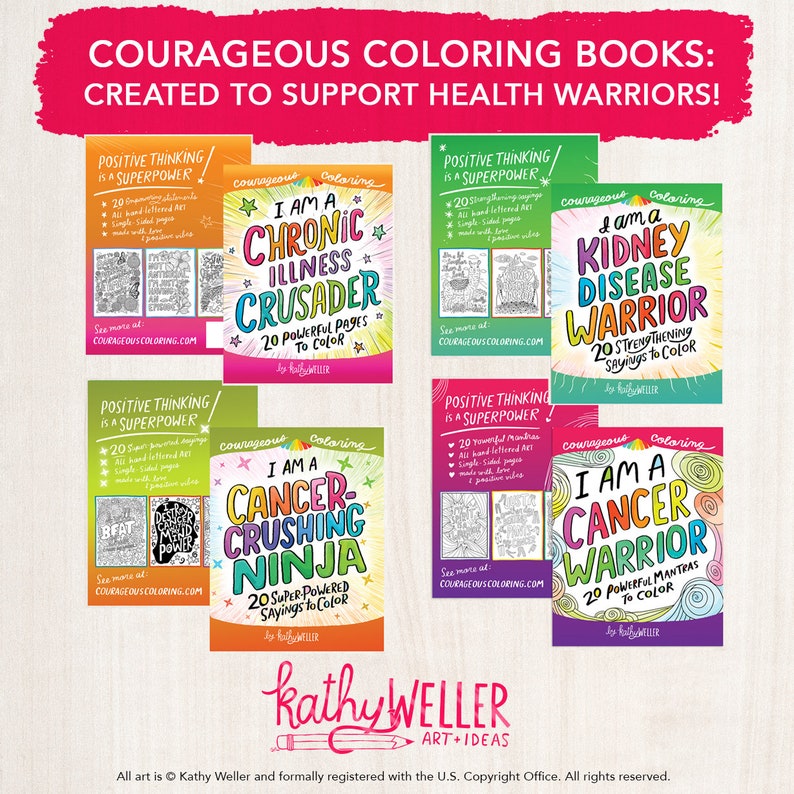 Kidney Coloring Book Kidney Disease Book Kidney Disease Warrior ...