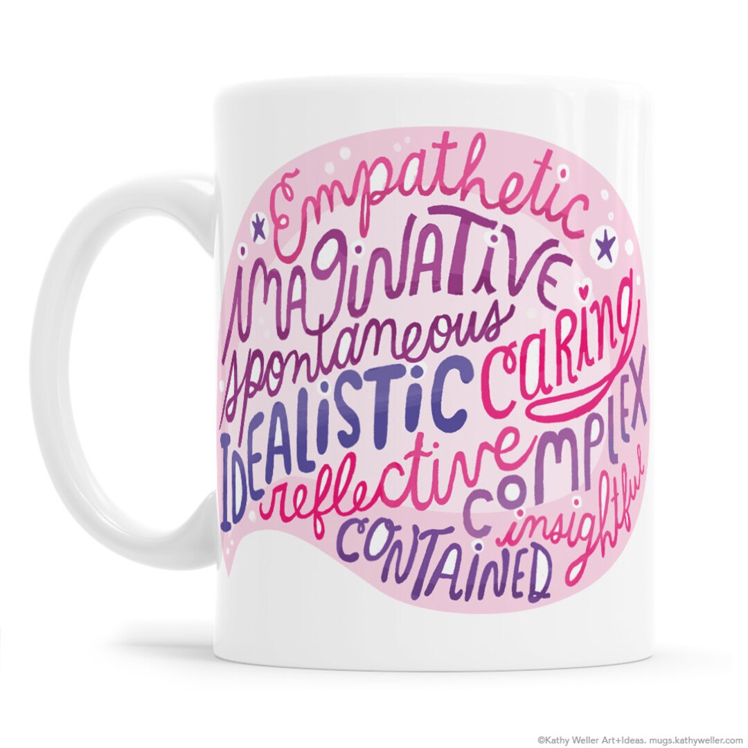 Socially Awkward INFP Gift MBTI Gift Introvert Mug Emotional Support ...