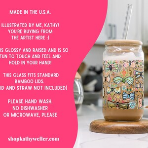 Colorful Moth Soda Can Glass Illustrated Moth Glass Cute Moth Iced ...