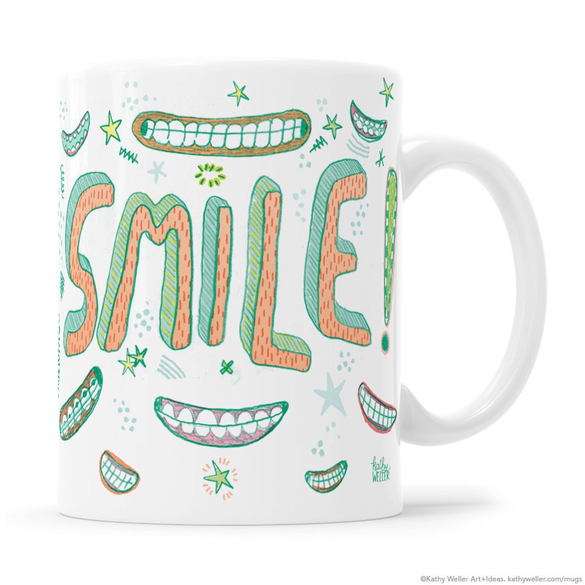 SMILE Teeth Tooth Mug Dentist Gift Dental Assistant Dental | Etsy