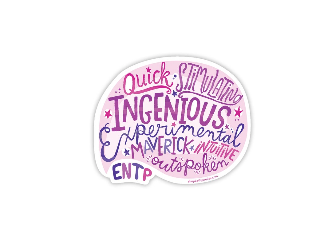 ENTP Sticker - Extrovert Sticker - Myers Briggs Sticker - Extrovert ...