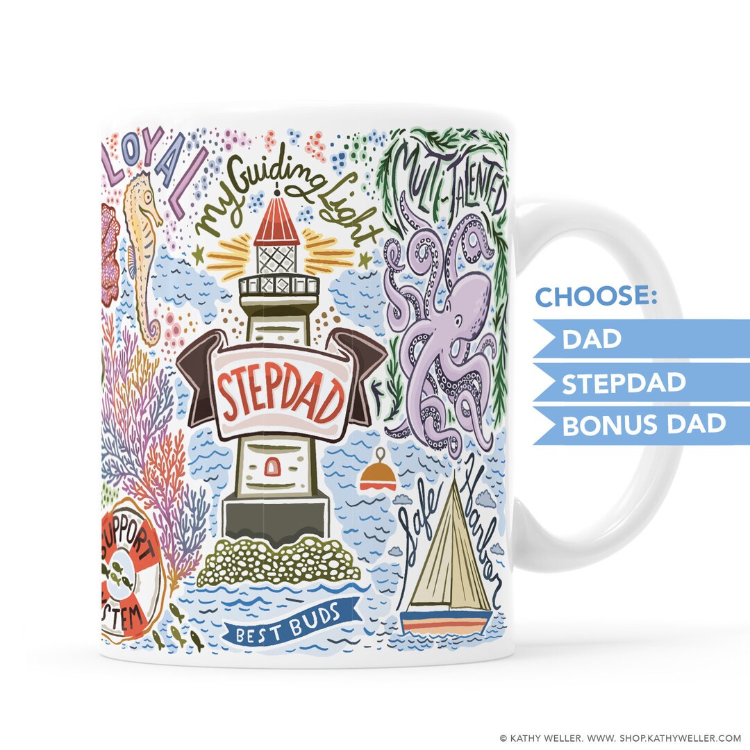 Step Dad Gift, Fathers Day Gift, Gift for Stepdad, Dad Mug, Stepfather ...