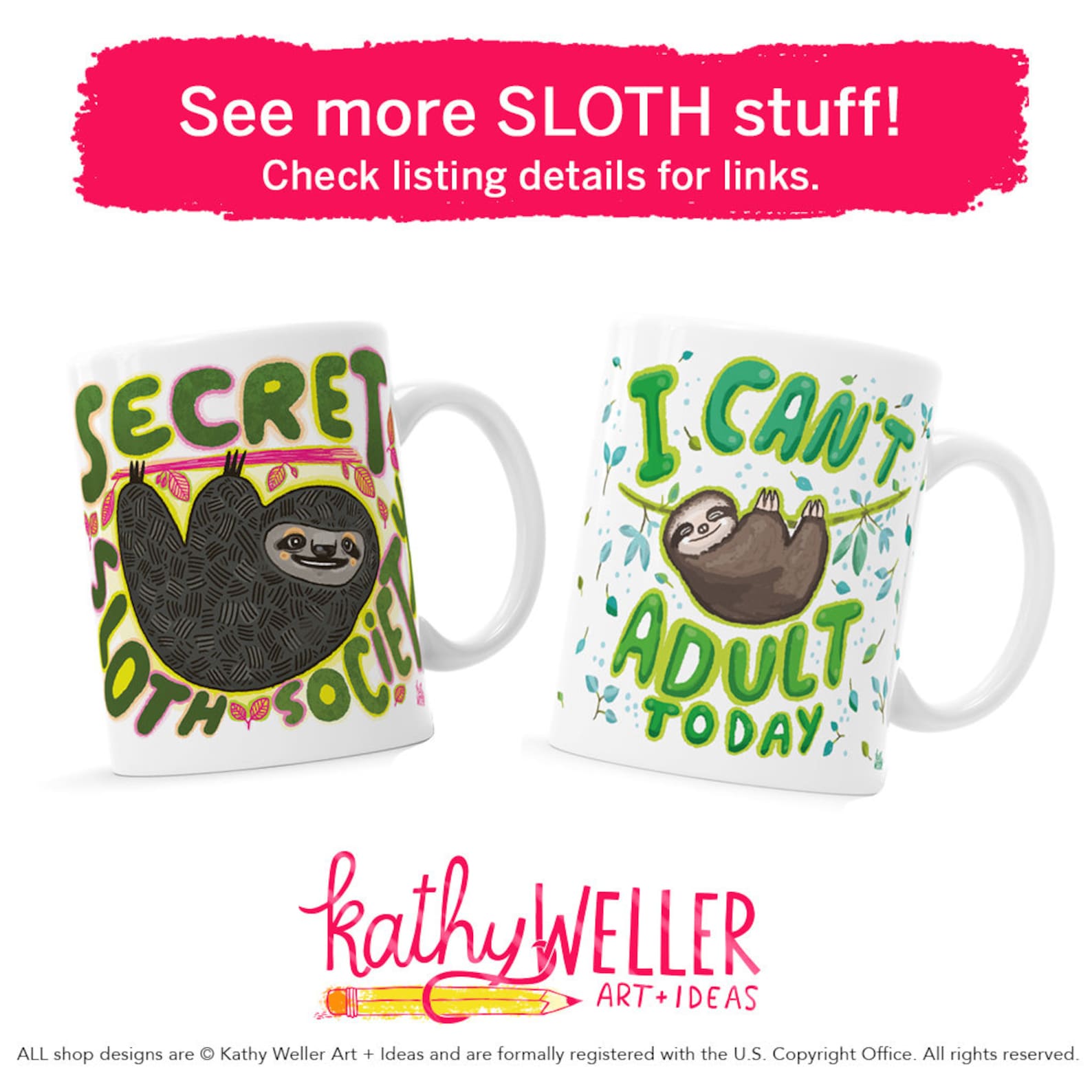 Funny Sloth Mug Sloth Party Sloth Coffee Cup Cute Sloth - Etsy