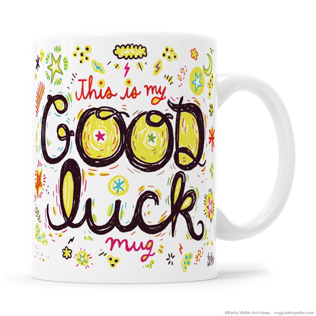 Good Luck Mug, Good Luck Gift, Inspirational Mug, Motivational Mug ...