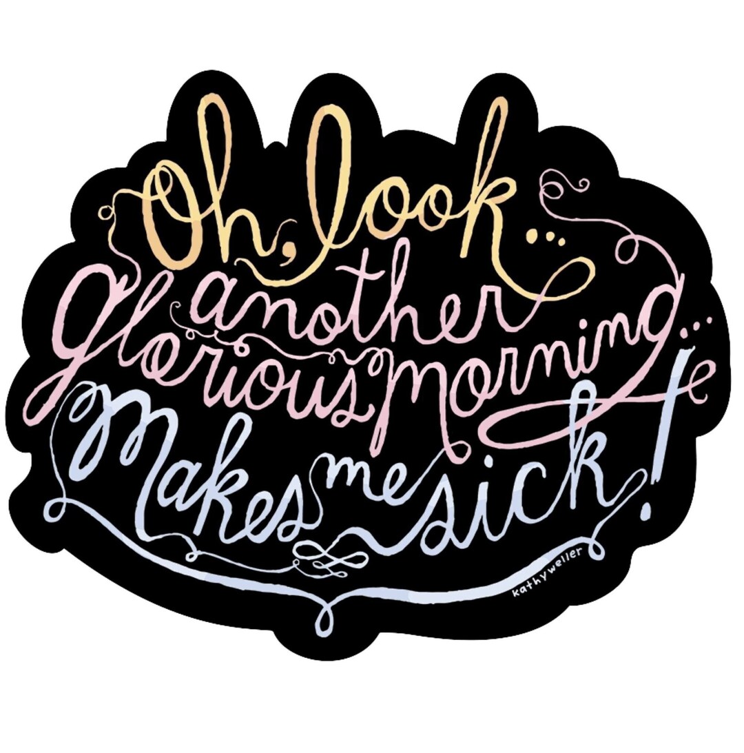 Glorious Morning Hocus Pocus Sticker | Winifred Sanderson Sticker | 90s ...