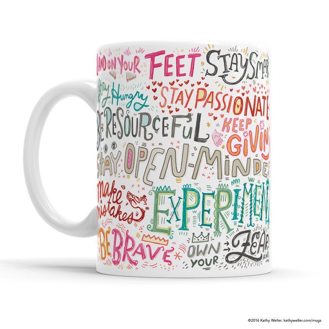 Inspirational Saying Mug Motivational Mug Positive Messages Mug
