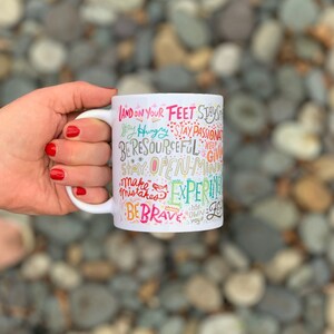 Inspirational Saying Mug Motivational Mug Positive Messages Mug ...