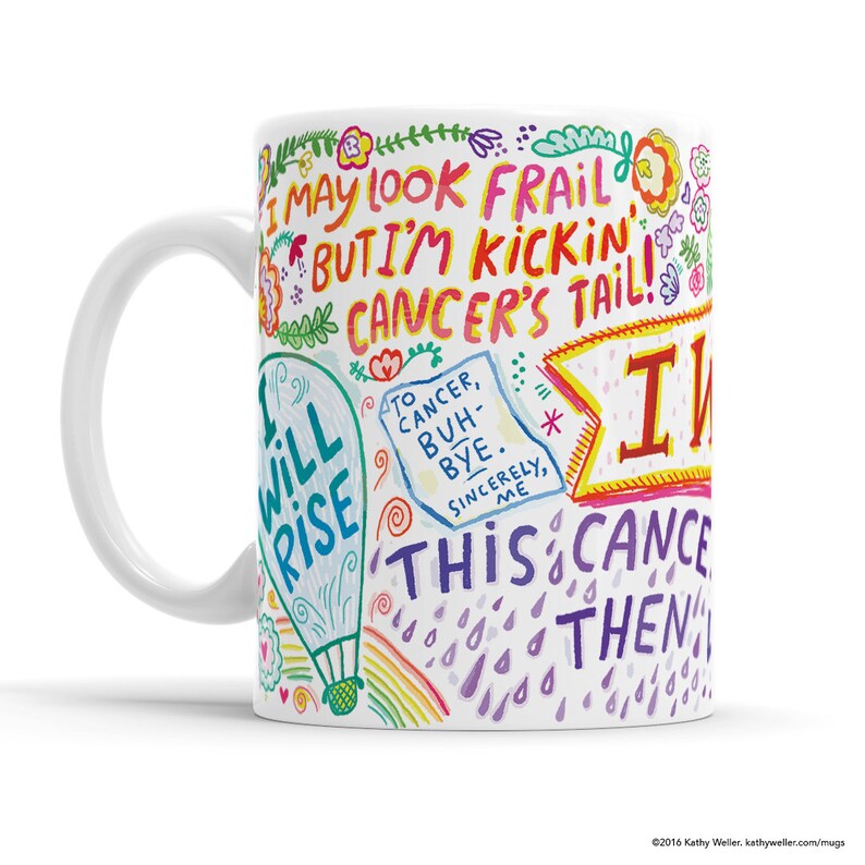 Cancer Mug Chemotherapy Gift Breast Cancer Mug Cancer - Etsy