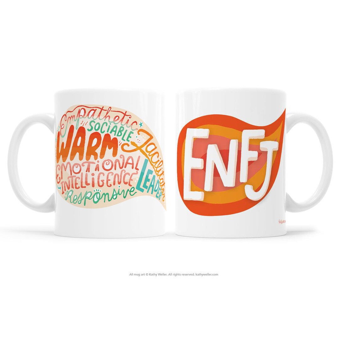 ENFJ Mug Extrovert Gift MBTI Gift Myers Briggs Gift MBTI Mug Psychology ...