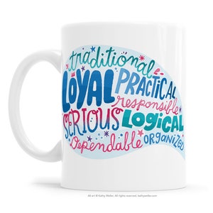 ISTJ Mug Introvert Gift MBTI Mug Myers Briggs Gift Personality Quiz ...
