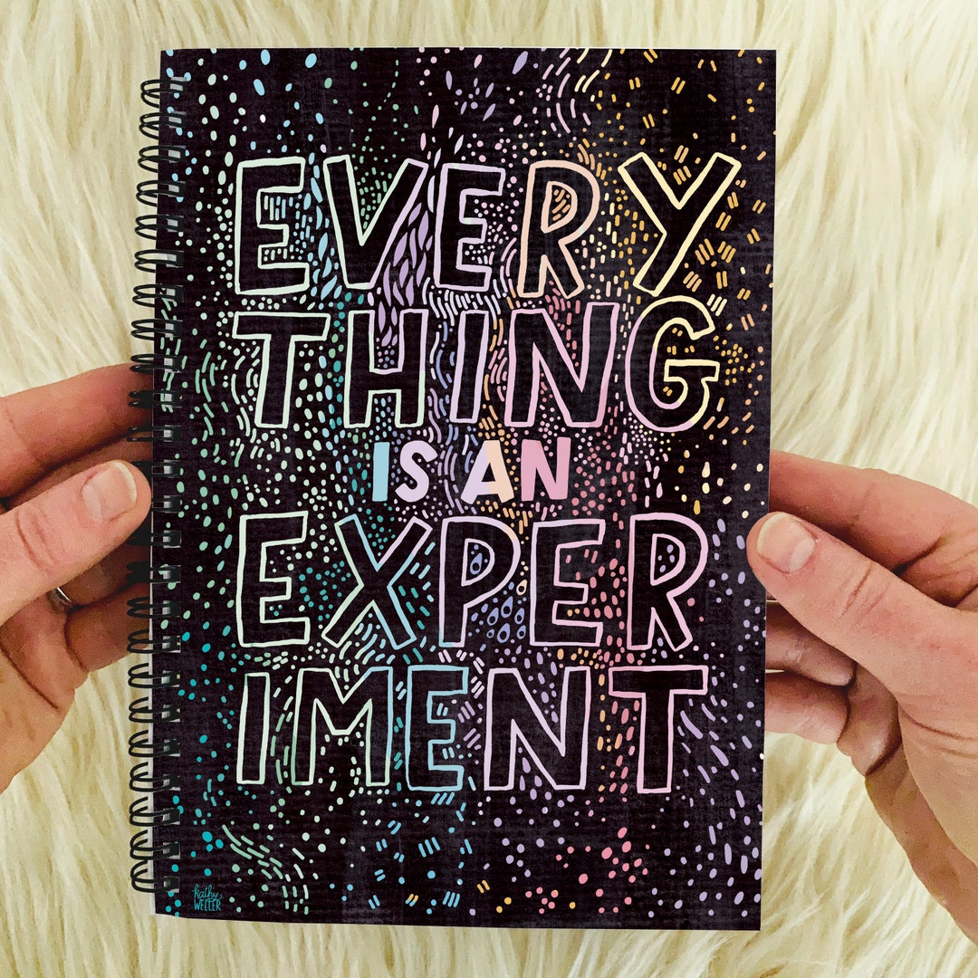 Everything is an Experiment Notebook - Idea Notebook - Concept Notebook ...