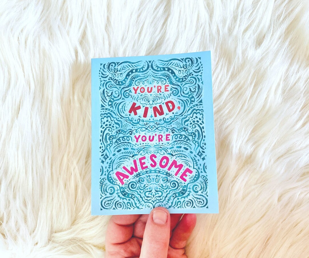 Graduation Card - You're Kind of Awesome - Ornate Symmetrical Design ...